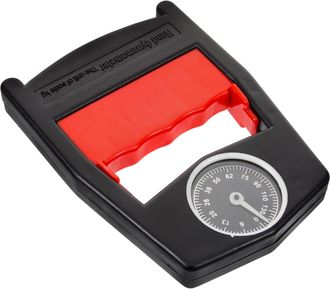 BESPORTBLE Mechanisches Handdynamometer Griffkraftmessger&auml;t Ergonomisch Handgrifftrainer Fingerkrafttester F&uuml;r Fitness Und Rehabilitation Zu Hause Rot