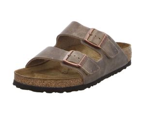Birkenstock Classic Arizona Leder, Unisex-Erwachsene Pantoletten, Braun (Tabacco Brown), 41