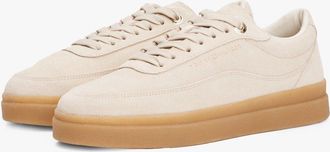 Tommy Hilfiger Baskets en daim &agrave; logo gaufr&eacute;