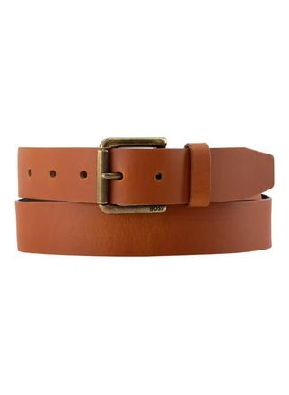 HUGO BOSS Herren G&uuml;rtel braun Glattleder