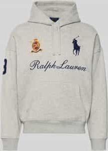 Polo Ralph Lauren Hoodie mit Label-Stitchings und K&auml;nguru-Tasche