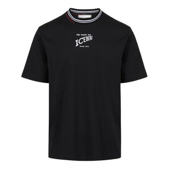 Iceberg Herren, Oberteile, Schwarzk, MGröße