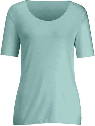 Peter Hahn Rundhals-Shirt langem 1/2-Arm Peter Hahn grün