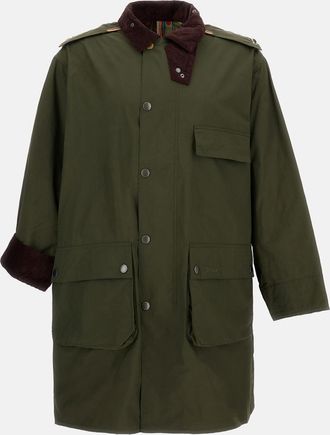 Barbour X Paul Smith Parka Mit Kapuze