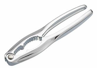 KitchenCraft Metall Nussknacker, Metall, Silber, 1.5 x 7 x 21.2 cm, 12 Einheiten