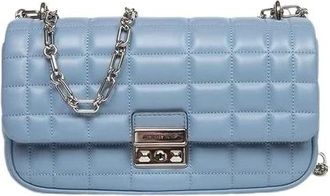 Michael Kors Tribeca Gro&szlig;e Umh&auml;ngetasche mit Kettendetail - - Bags - Damen - Blau - ONE SIZE