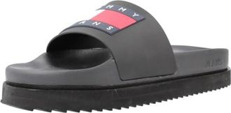 Tommy Jeans TJW ELEVATED FLATFORM SLIDE Noir 39
