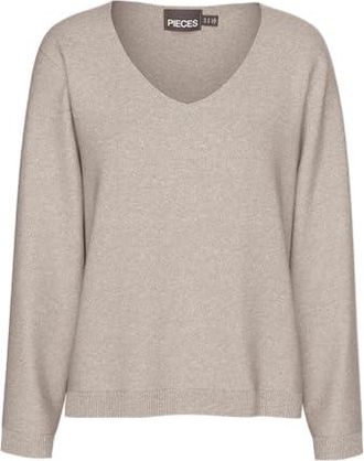 Pieces Pcbree Ls V-Neck Knit Noos BC, Vaisselle, M Femme