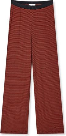 Mads Norgaard Femme, Pantalons, Rouge, Taille: 38 FR 2x2 Cotton Stripe Velon Pants