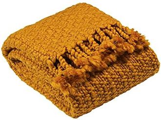 furn. Furn Jocelyn 130X180 Throw Mustard, acryl, Senf, 130x180cm