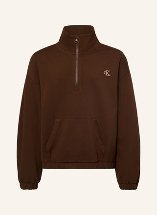 Calvin Klein Jersey-Troyer braun