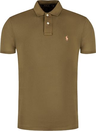 Polo Ralph Lauren Poloshirt Core Replen 710795080 Gr&uuml;n Slim Fit