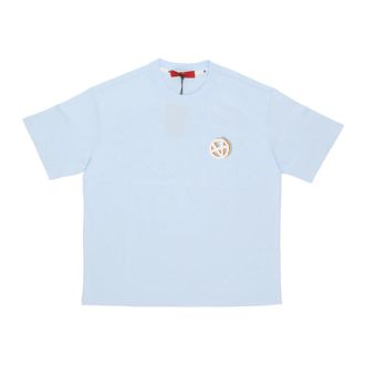 Acupuncture Blaues Emblem Tee Herren T-Shirt - - Tops - Herren - Blau - L