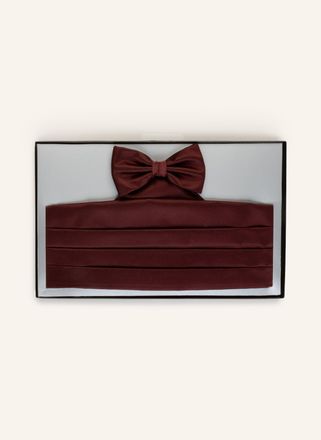 Wilvorst Wilvorst Set: Fliege Und Kummerbund rot