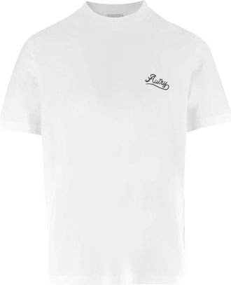 Autry Homme, Tops, Blanc, Taille: XL T-Shirt Main Jersey