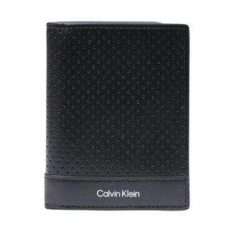 Calvin Klein Portefeuille perfor&eacute; N/S avec porte-monnaie - Homme - Accessoires - Noir - Taille: ONE Size