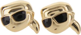 Karl Lagerfeld Femme, Accessoires, Jaune, Taille: ONE Size K/Ikonik 2.0 Karl Studs
