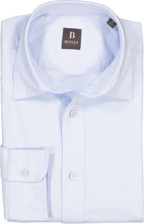 Boggi Milano Herren Hemd blau