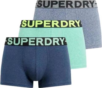 Superdry Homme, Sous-v&ecirc;tements, Multicolore, Taille: XL Lot de 3 boxers