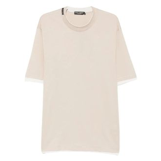 Gucci T-Shirt mit Lagen-Effekt - - Tops - Herren - Beige - L