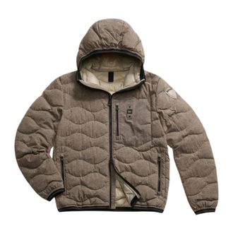 Blauer Wave Daunenjacke - - Jackets - Herren - Grau - L