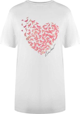 Love Moschino T-Shirt f&uuml;r Damen, Baumwolle (Wei&szlig;)