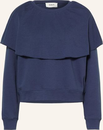 BA&SH Ba&Sh Sweatshirt Dehina Mit Volants blau