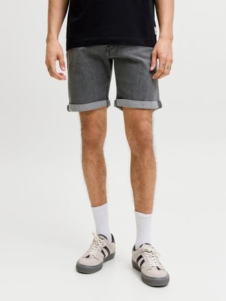 Jack & Jones Shorts JACK & JONES JJIRICK JJORIGINAL SHORTS SQ 330, Herren, Gr. XS, N-Gr, grau (schwarz denim), Denim/Jeans, Obermaterial: 54% Baumwolle, 33% Polyes