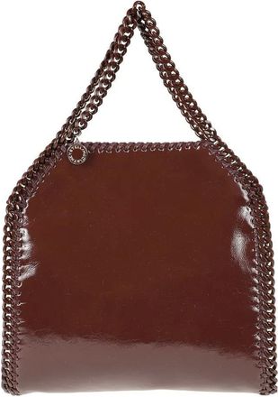 Stella McCartney Stella McCartney Hobo Bags - Brown Handbag With Chain Trim - Gr. unisize - in Braun - für Damen