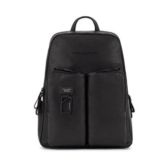 Piquadro Laptop-Rucksack 14 mit iPad-Fach - - Bags - Herren - Schwarzk - ONE SIZE