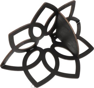 Yardwe Mandala Wandregal aus Robustem Material Dekoratives Eckregal f&uuml;r Wohnzimmer Praktisches Aufbewahrungs Displayregal f&uuml;r Kristalle Kerzen Pflanzen Einfa