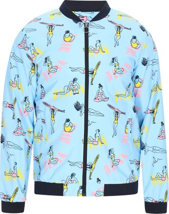 Mymo Jacke M&auml;nner hellblau mehrfarbig