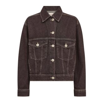 Mos Mosh Denim Jacket - - Jackets - Damen - Braun - M