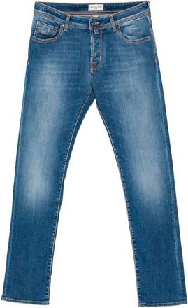 Jacob Cohen Lederjacke - Hellblau
