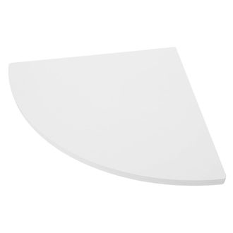 Artibetter Schwebendes Eckregal PVC Radius 22cm Platzsparendes Wandregal F&uuml;r Bad Schlafzimmer K&uuml;che Mit Stauraum