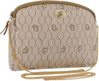 Dior Sac bandouli&egrave;re vintage doccasion - Femme - Pre-owned - Beige - Taille: ONE Size