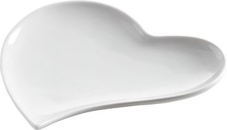 Maxwell & Williams Heart Platte, Tablett, Servierplatte, Herzförmig, Porzellan, Weiß, 17 cm, JX57912