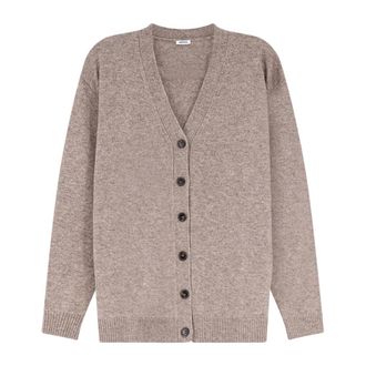 Aspesi Strickjacke mit V-Ausschnitt und Kn&ouml;pfen - - Knitwear - Damen - Grau - M