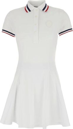 Brunello Cucinelli Femme, Robes, Blanc, Taille: 40 FR Classic Collar Minidress