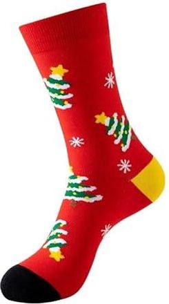 Generic Chaussettes Femme Chaussettes Chaudes Femme Chaussettes Thermiques Femme De Classique Unisexes Mi-Mollet D&eacute;contract&eacute;es Motifs F&ecirc;tes Anti-Stress Et R&eacute;c