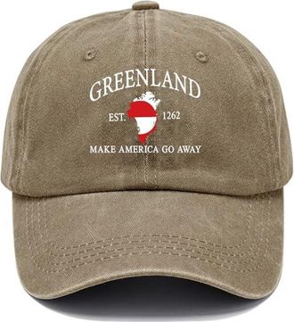 Generic Casquette Make America Go Away, casquette Greenland, casquette de baseball Make America Go Away, Khika-NZ-1, 53