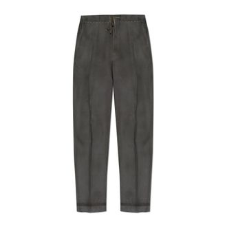 Maison Margiela Hose mit Falten und Vintage-Effekt - - Trousers - Herren - Grau - W46