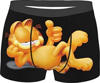 DJNGN sous-v&ecirc;tements pour Hommes pour Garfield, Boxer Doux Extensible Confort Respirant Nouveaut&eacute; Trunk Shorts Cadeaux pour Hommes gar&ccedil;ons