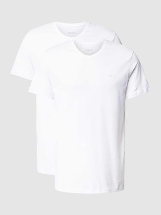 HUGO BOSS T-Shirt mit V-Ausschnitt im 2er-Pack Modell ComfortS