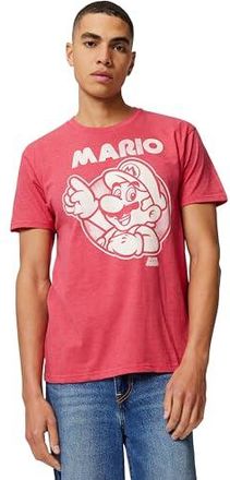 Nintendo Homme T-Shirt - Rouge - Taille L