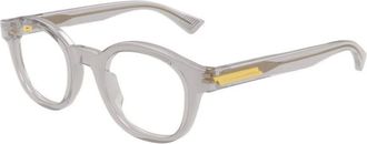 Bottega Veneta Homme, Accessoires, Gris, Taille: 46 MM Pantos Optical Frame