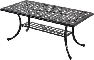 Lesli Living Aluminiumguss lounge Tisch Queens