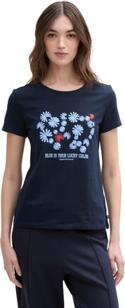 Tom Tailor Tom Tailor Mantel mit Reverskragen, dust Green Melange, XXL