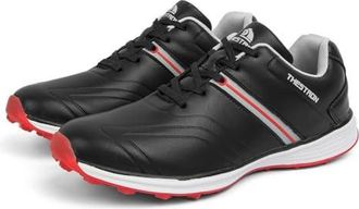 Generic Chaussures De Golf Imperméables pour Hommes, Chaussures pour Golfeurs Professionnels, Antidérapantes, pour Activités De Plein Air Et Entraînement,Noir