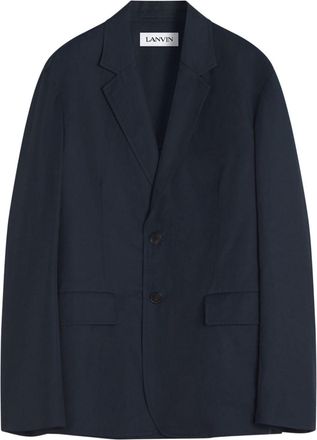 Lanvin blazer en coton - Noir